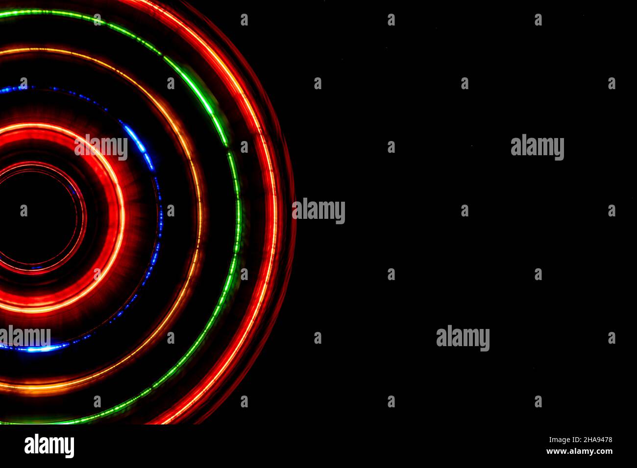 soft lights trails with multicolored LED Stock Photo - Alamy