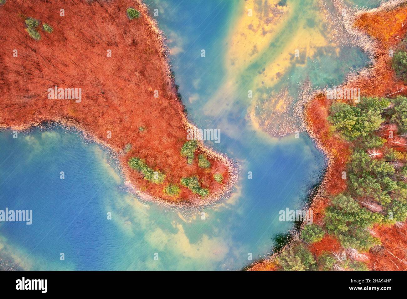 Plant for the extraction and enrichment of titanium and other rare ores ...