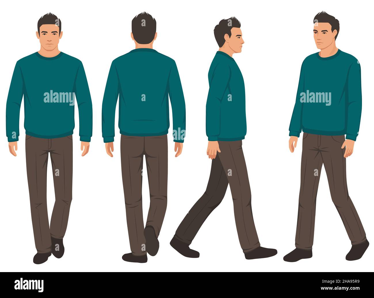 Person Walking Vector