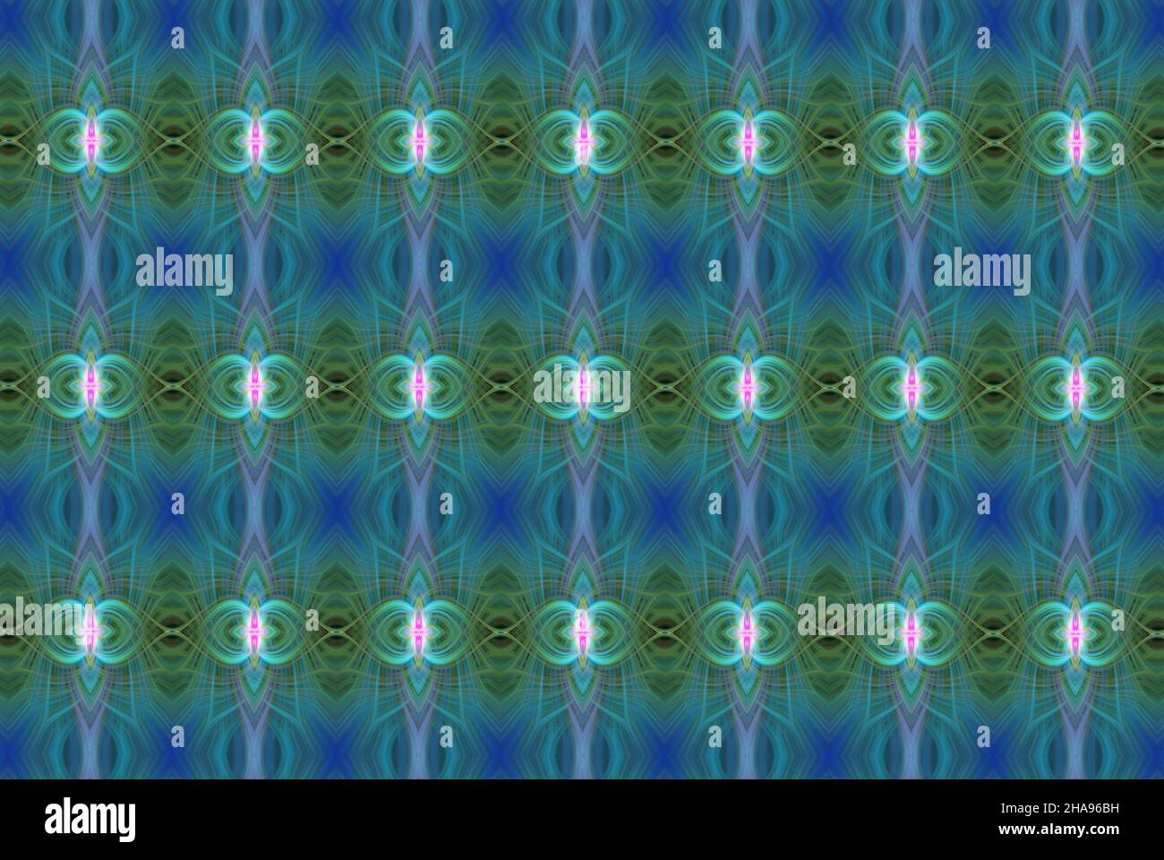 Digital art, 3d illustration, repeat shapes in abstract background ...