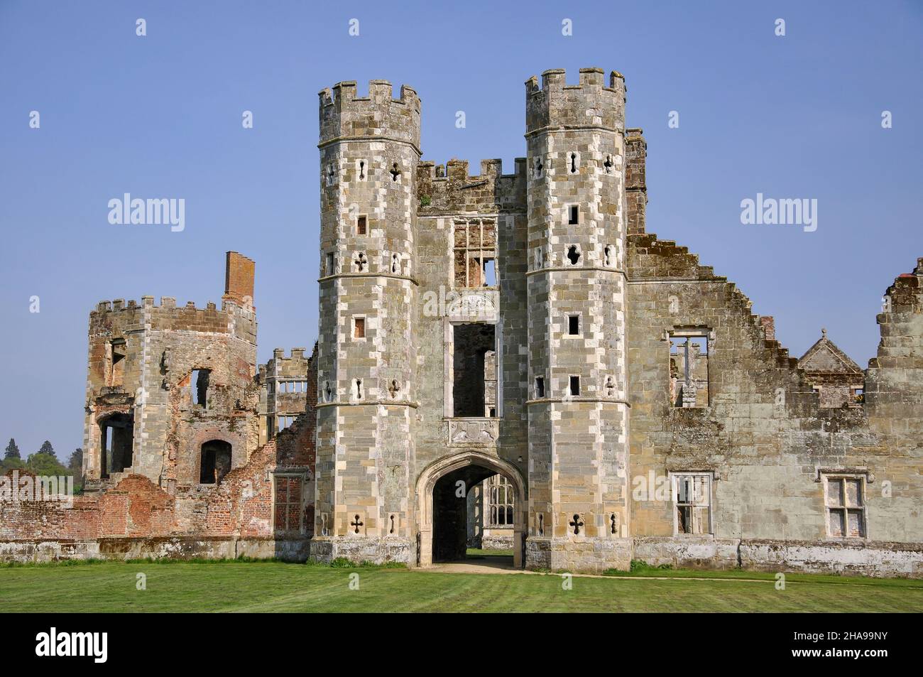 Cowdray House Tudor Mansion, Midhurst, West Sussex, England, United ...