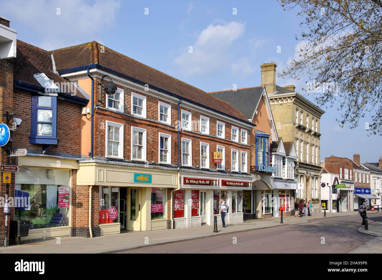 High Street, Petersfield, Hampshire, England, United Kingdom Stock ...