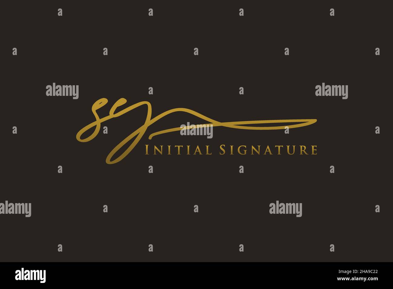 SY Letter Signature Logo Template elegant design logo. Hand drawn Calligraphy lettering Vector ...