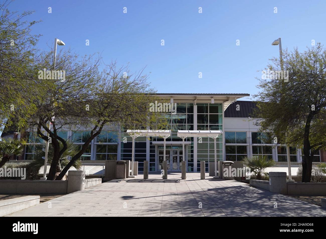 The McKale Center on the campus of Arizona, Tuesday, March 2, 2021, in ...