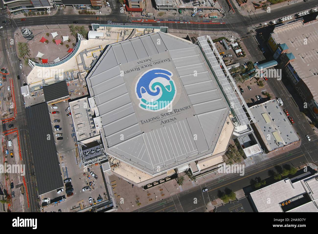 An aerial view of the Footprint Center, Tuesday, March 2, 2021, in ...