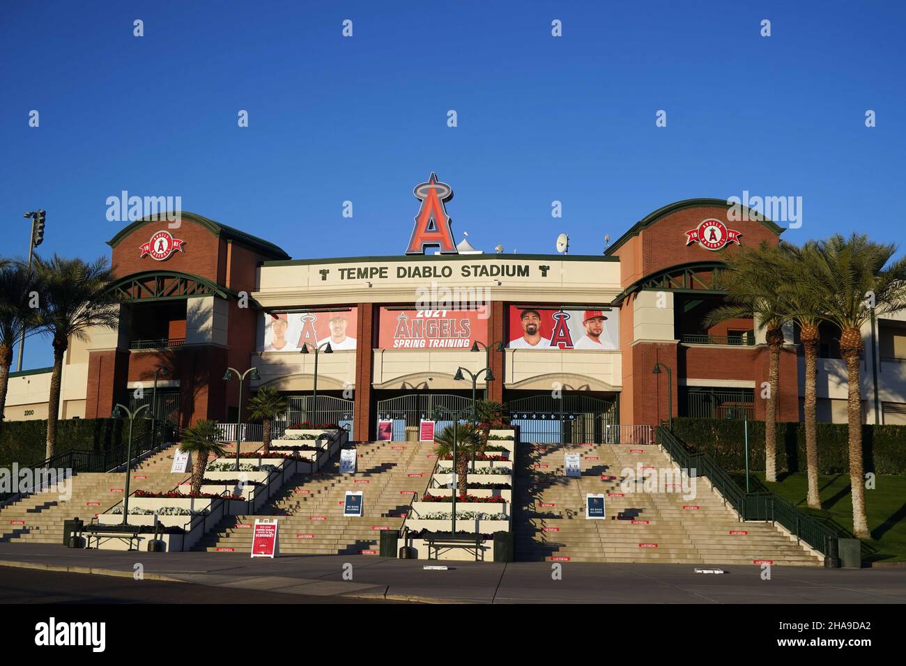 A general view of Tempe Diablo Stadium, Tuesday, Mar. 2, 2021, in Tempe ...