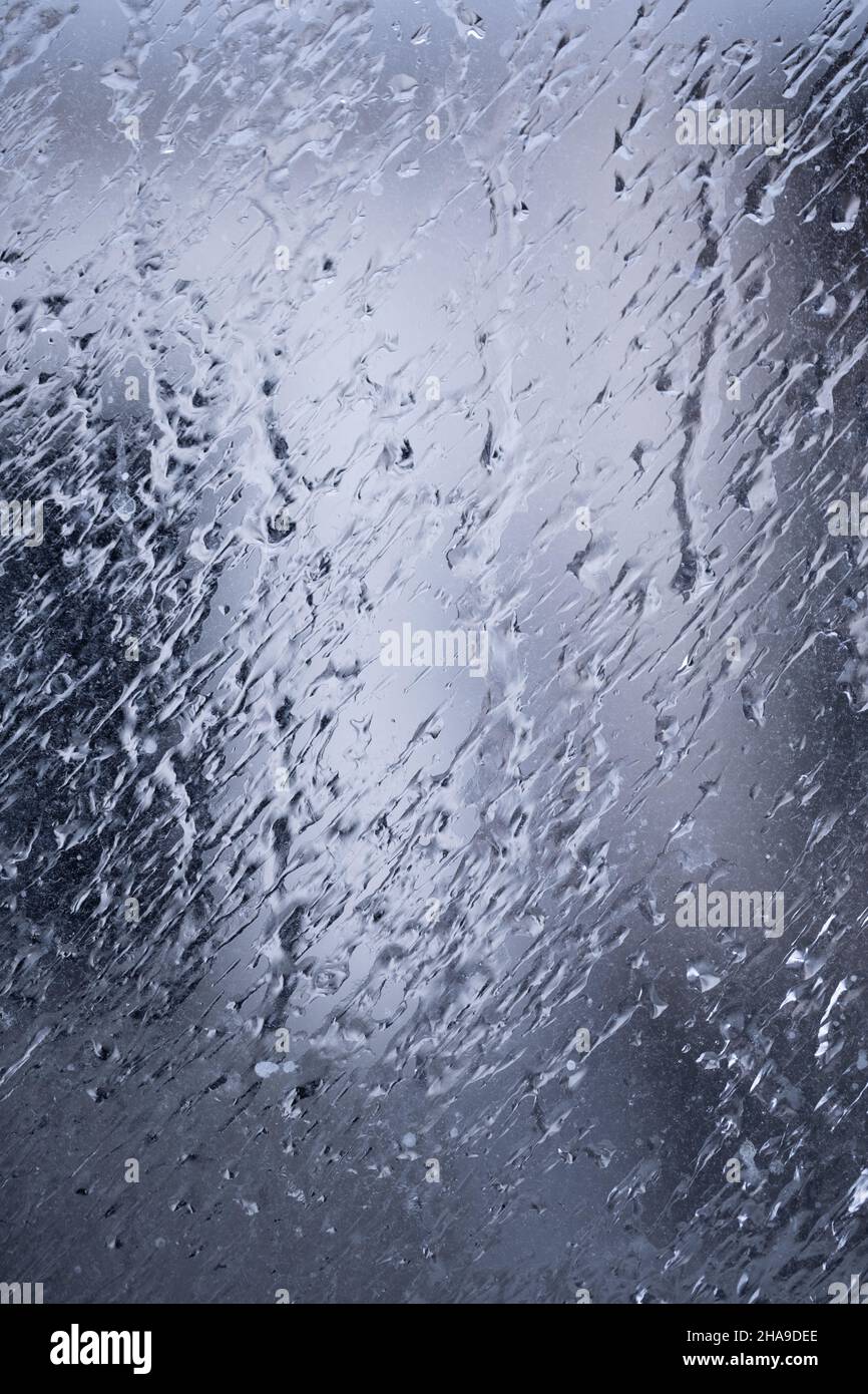 Ice on the glass surface. Abstract texture. Natural background Stock ...