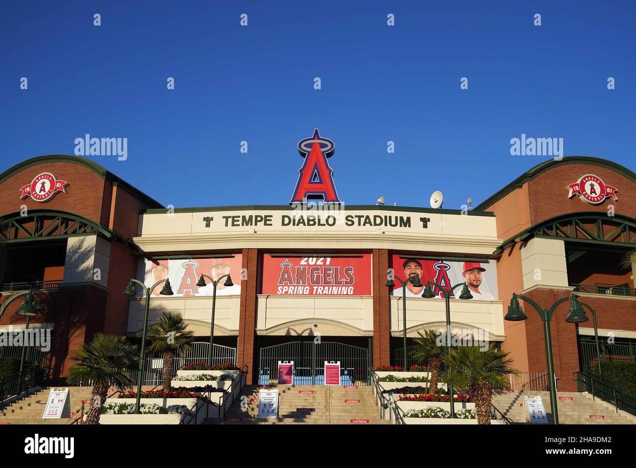 A general view of Tempe Diablo Stadium, Tuesday, Mar. 2, 2021, in Tempe ...