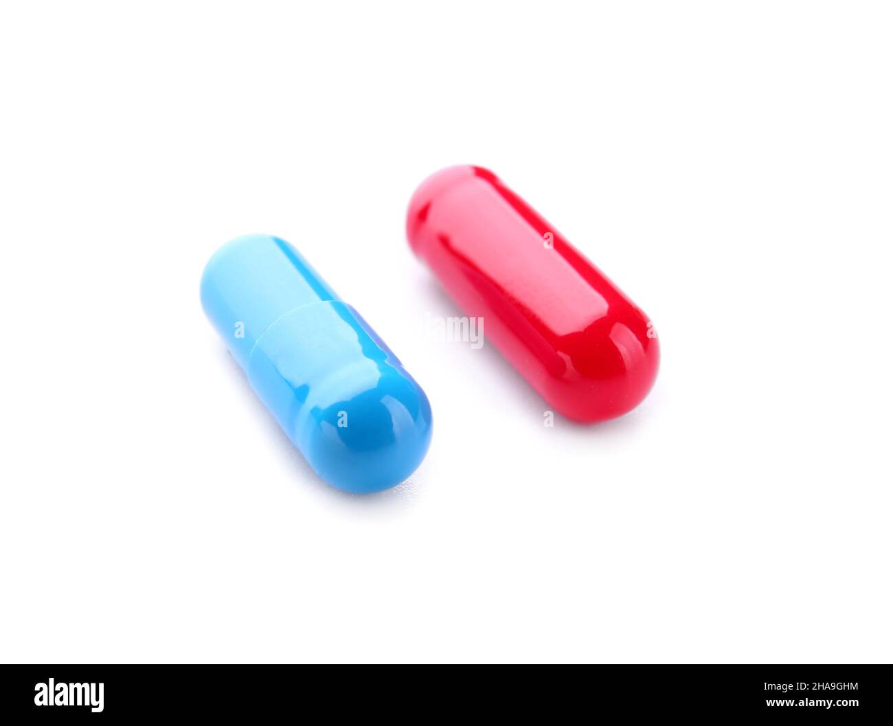 Blue and red pills matrix hi-res stock photography and images - Alamy