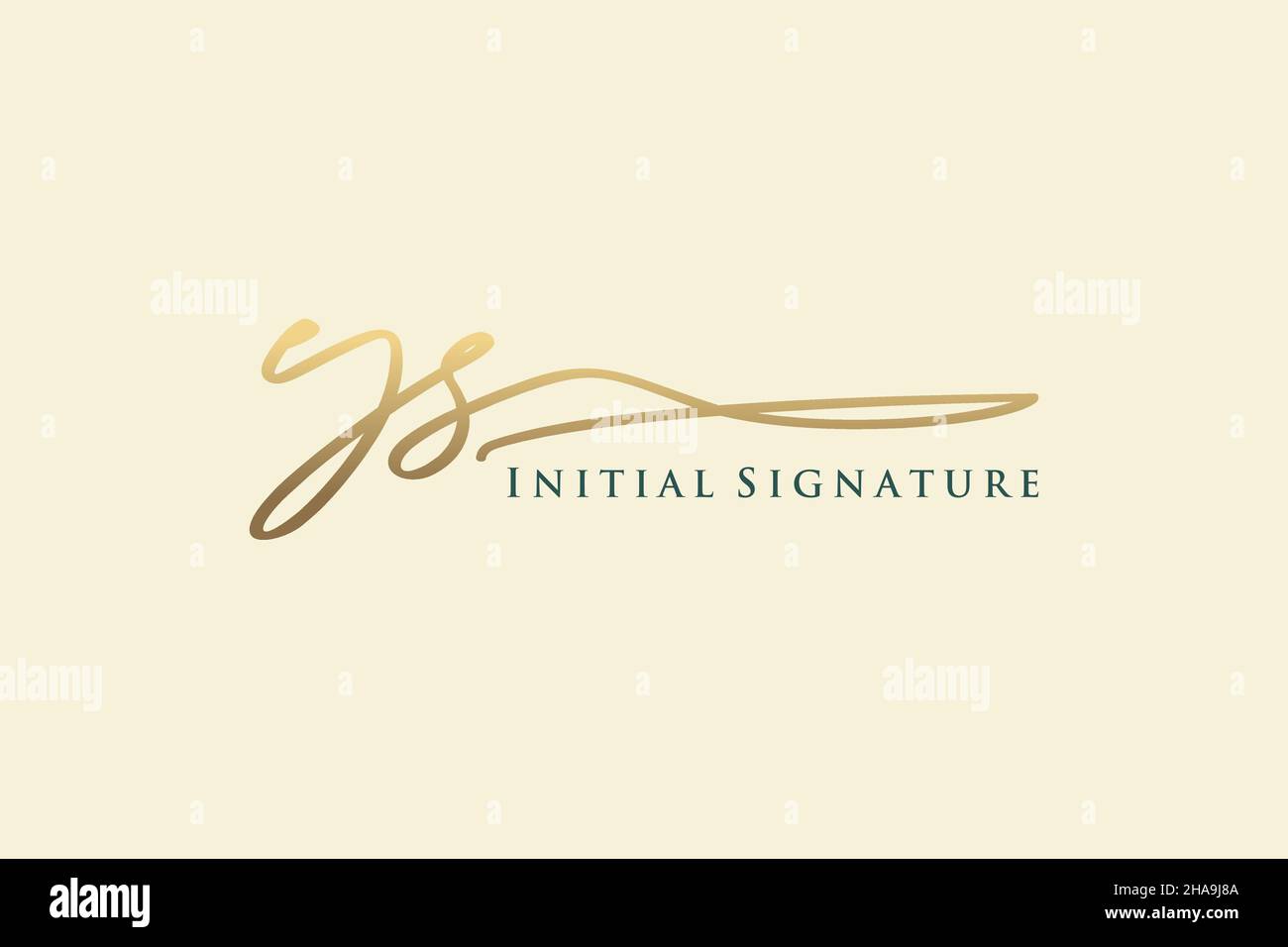 YS Letter Signature Logo Template elegant design logo. Hand drawn ...