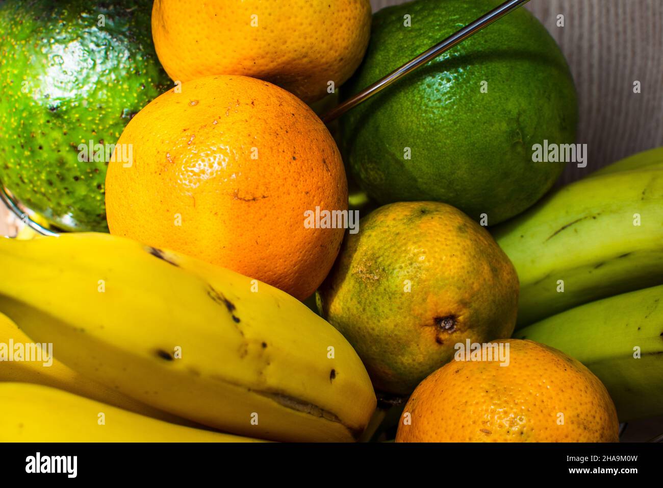 Fruit in a container suitable for storing fruit inside an apartment ...