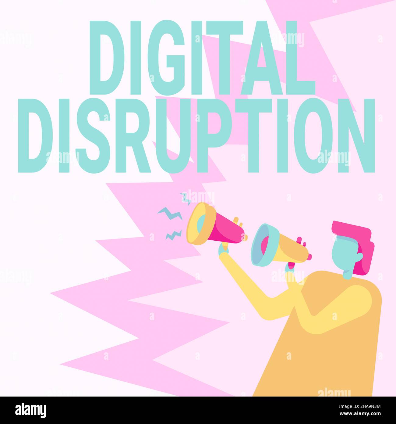 Inspiration showing sign Digital Disruption. Business idea Changes that ...