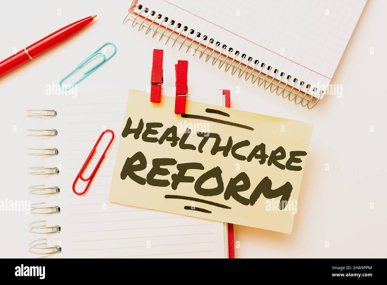 Text caption presenting Healthcare Reform. Conceptual photo Innovation ...