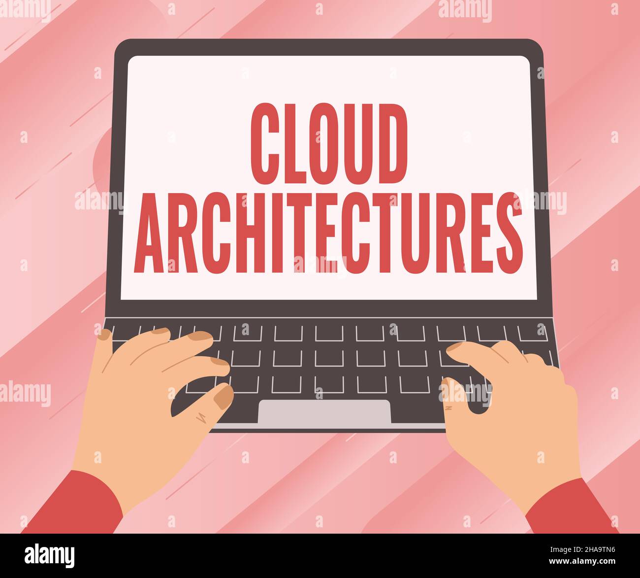 Conceptual display Cloud Architectures. Concept meaning Various Engineered Databases Softwares ...