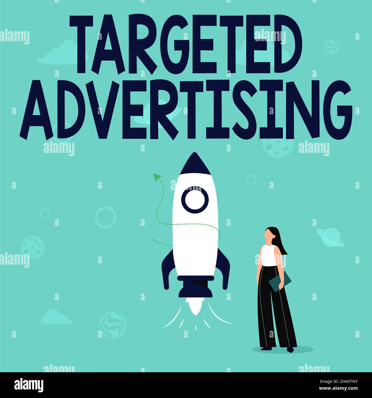 Hand writing sign Targeted Advertising. Conceptual photo Online ...