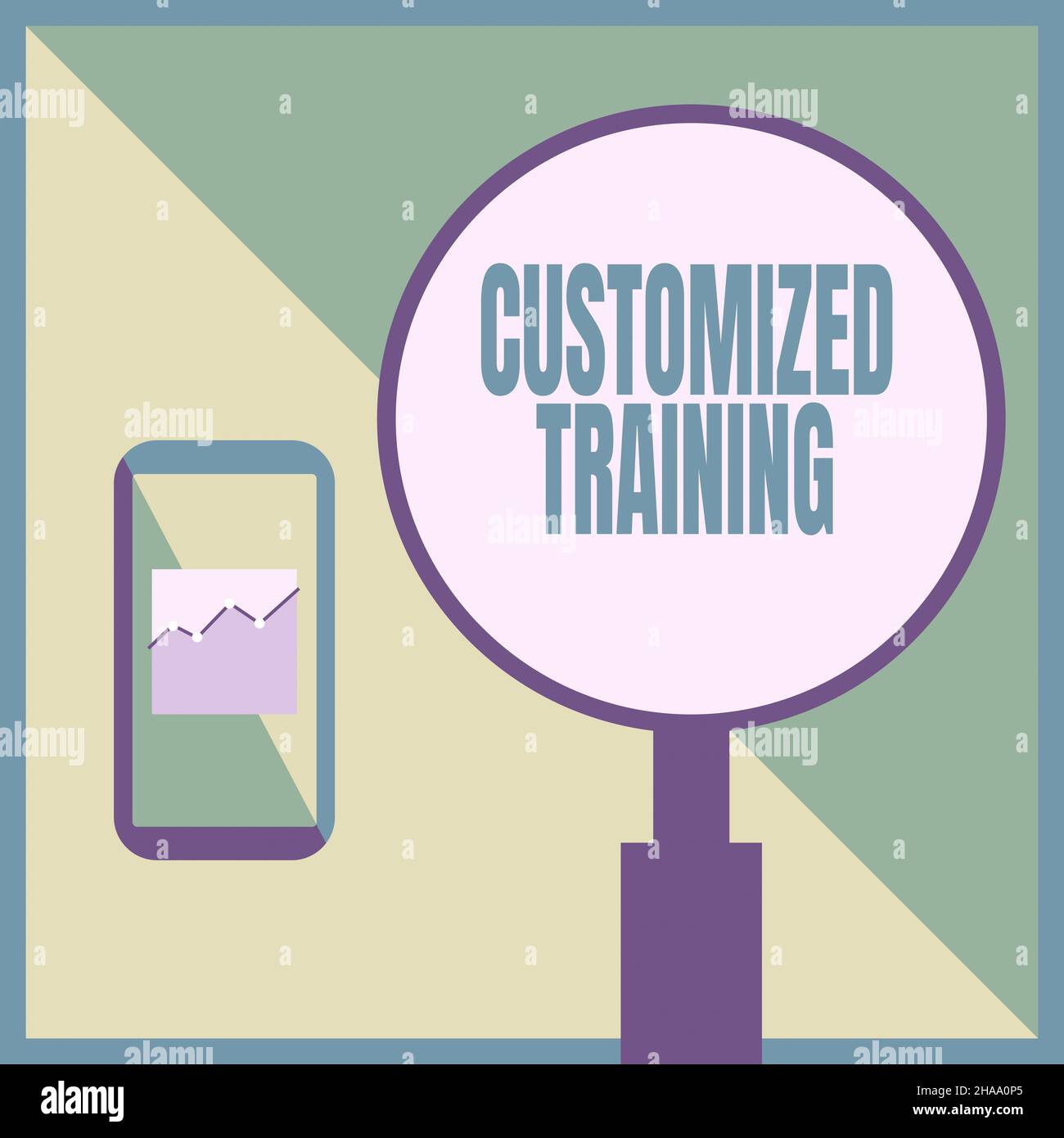 Text sign showing Customized Training. Business overview Designed to ...
