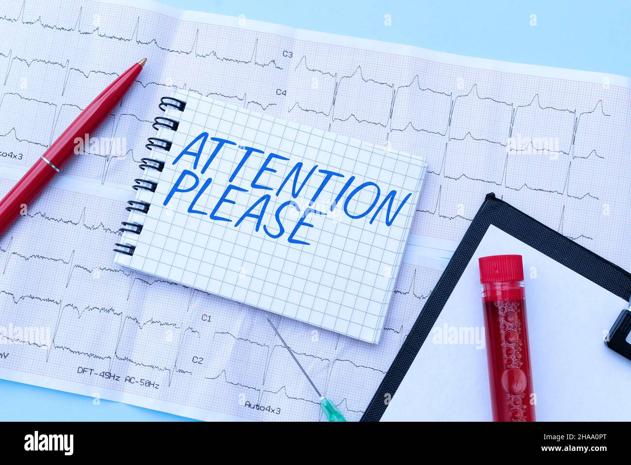 Inspiration showing sign Attention Please. Business overview Asking ...