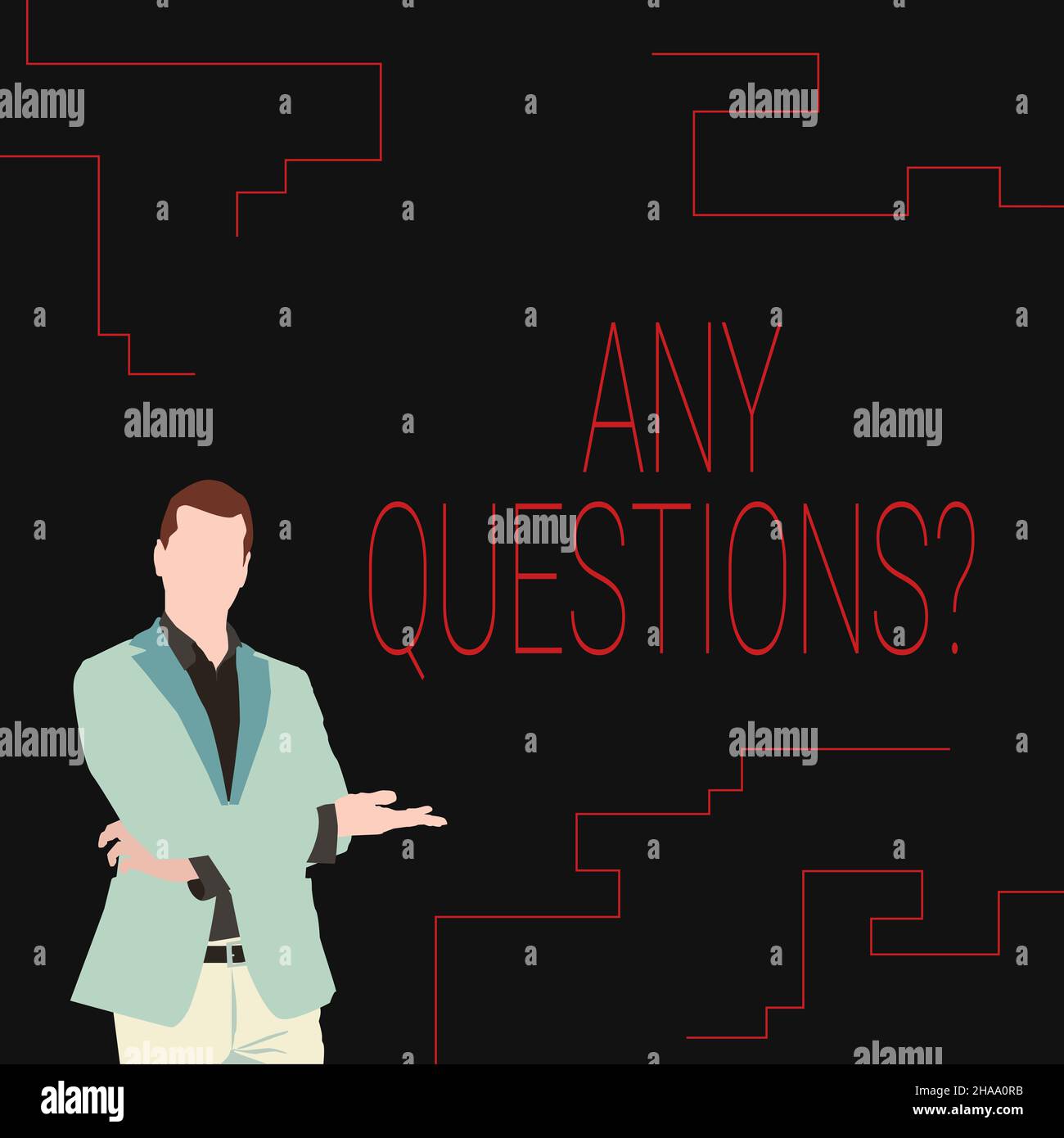 Sign displaying Any Questions Question. Business overview Asking for ...