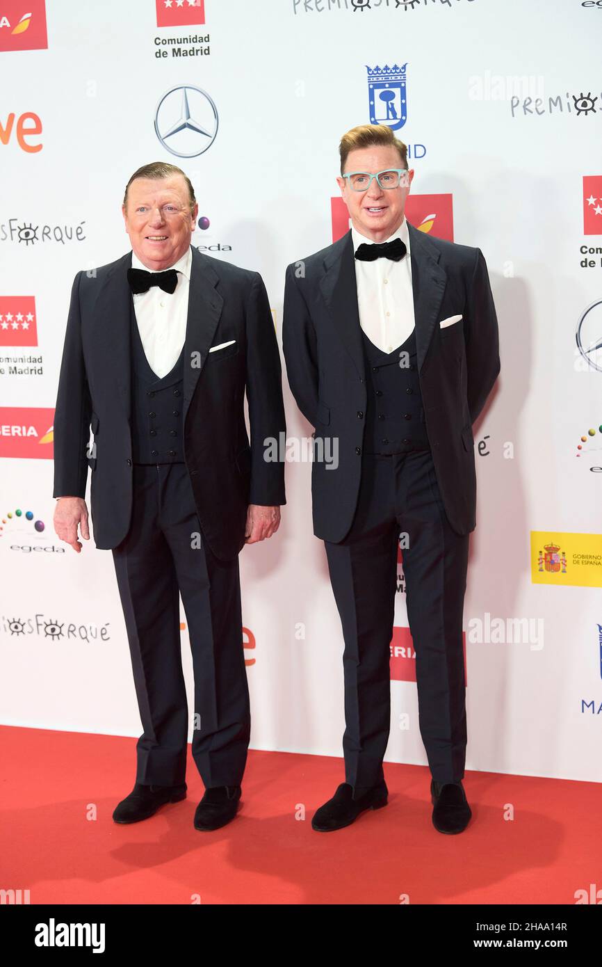 Madrid. Spain. 20211211, Cesar Cadaval, Jorge Cadaval (Los Morancos ...