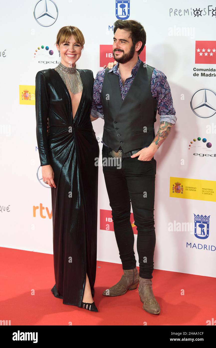 Madrid. Spain. 20211212, Andrea Guasch, Ruben Tajuelo ‘Rosco’ attends ...