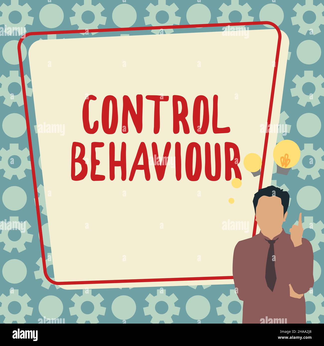 Conceptual display Control Behaviour. Business showcase Exercise of ...