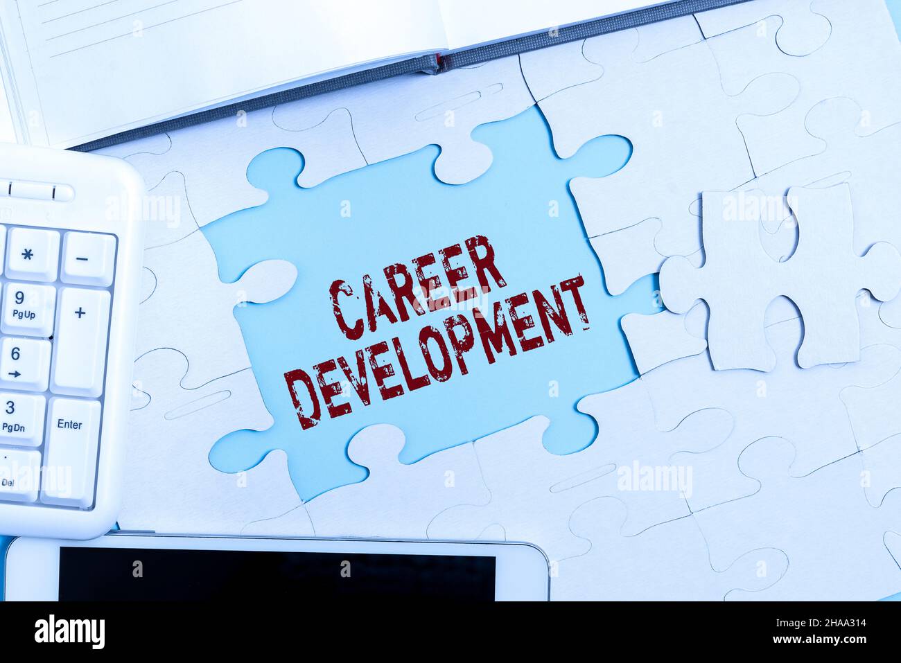 Text caption presenting Career Development. Business showcase Lifelong ...