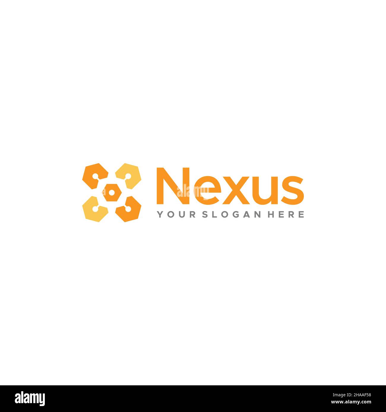 Flat colorful Nexus circuit tech logo design Stock Vector Image & Art ...