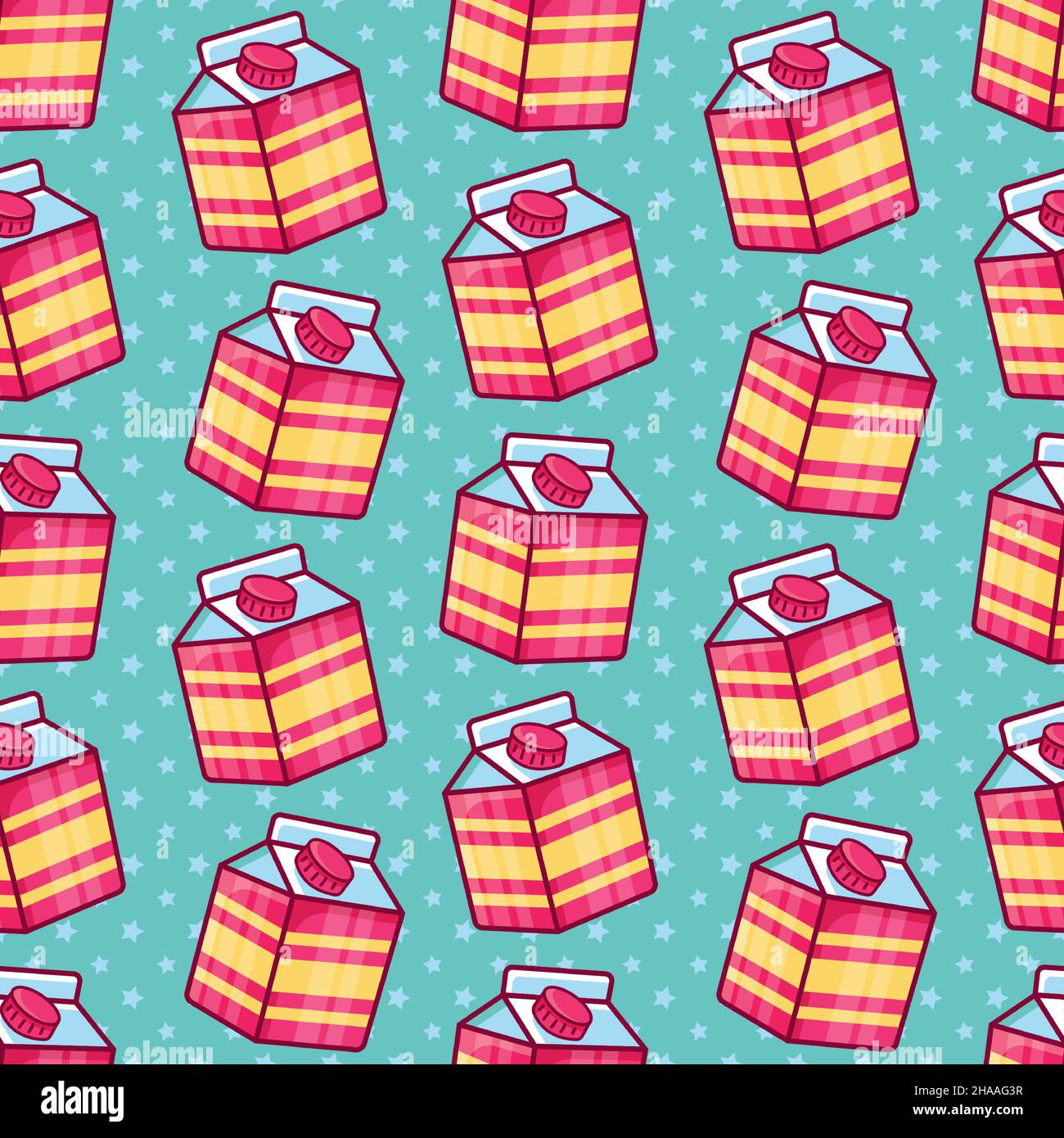 milk box seamless pattern vector illustration Stock Vector Image & Art ...