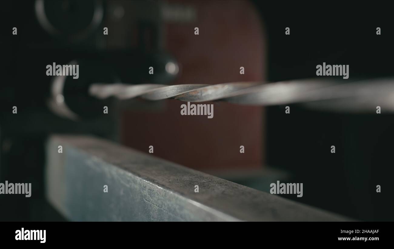 Forge workshop on table. Smithy manual production. Metal pipe craft ...