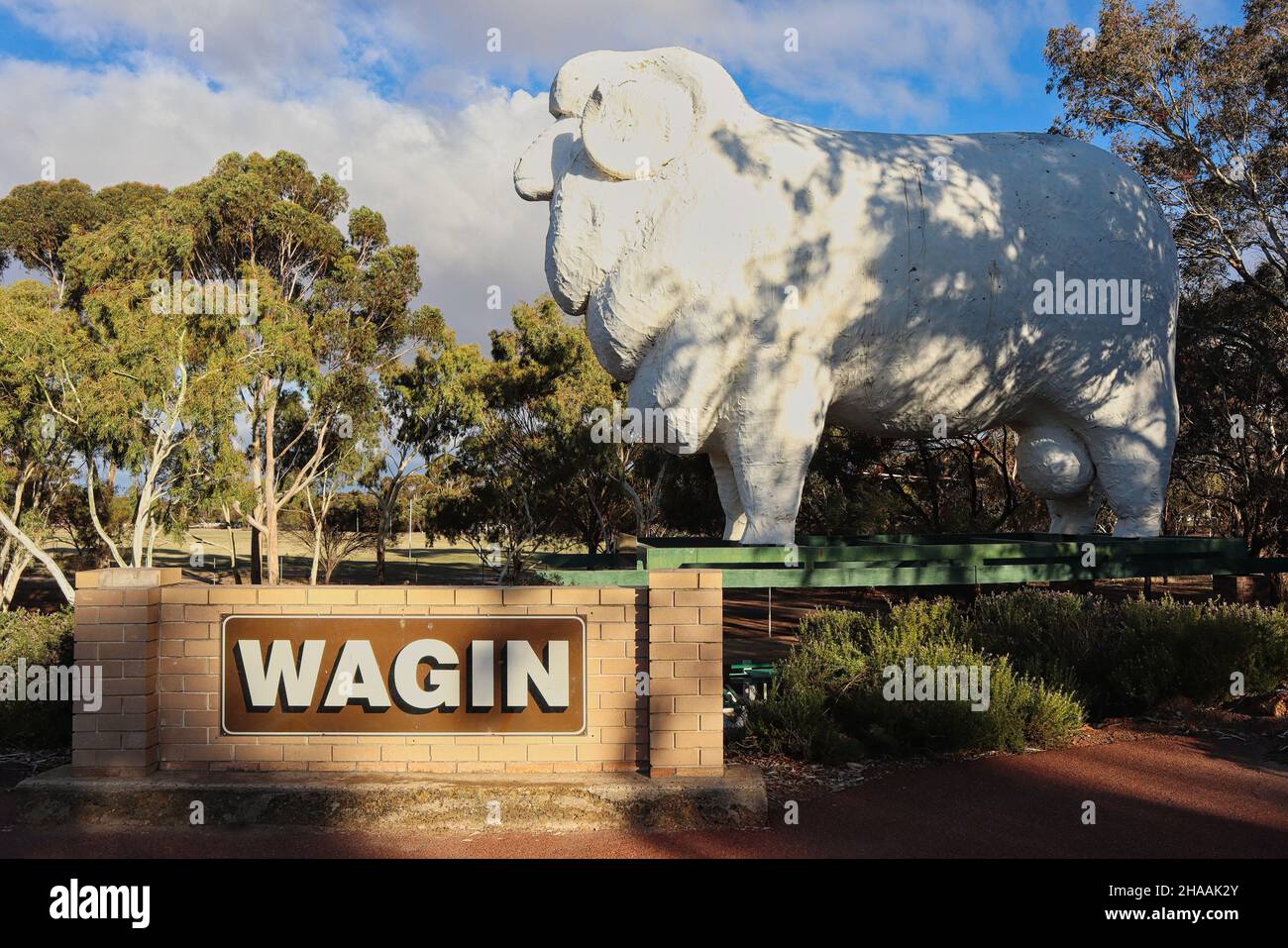 "Baart" The Big Ram of Wagin, Western Australia Stock Photo - Alamy