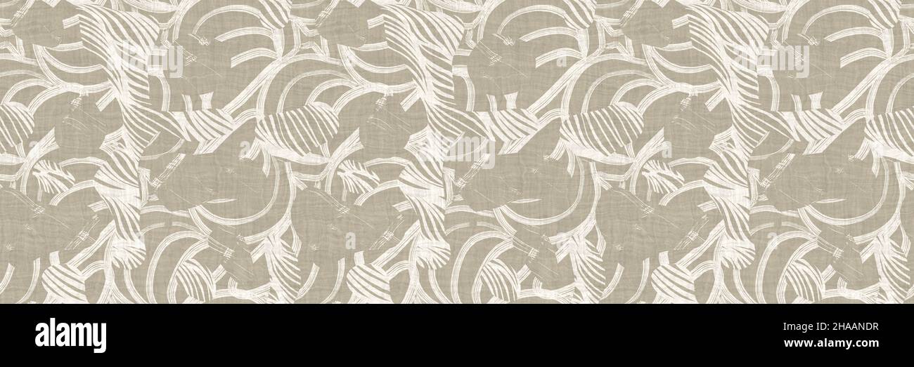 Seamless two tone hand drawn brushed effect pattern border swatch Stock ...