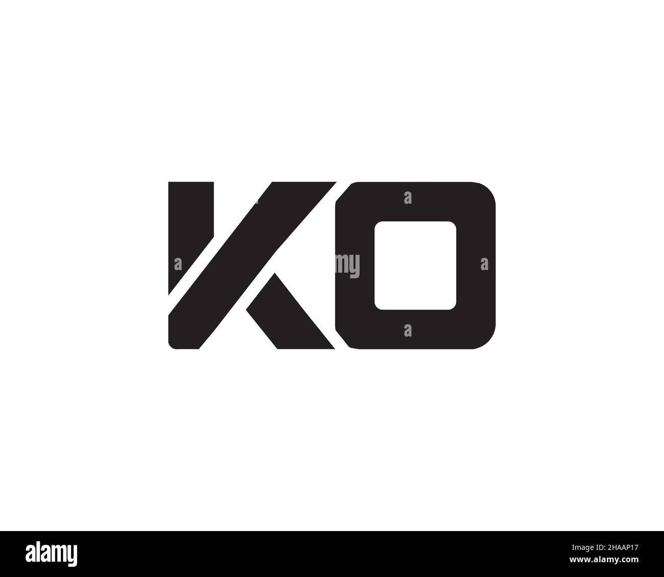 Letter ko logo hi-res stock photography and images - Alamy