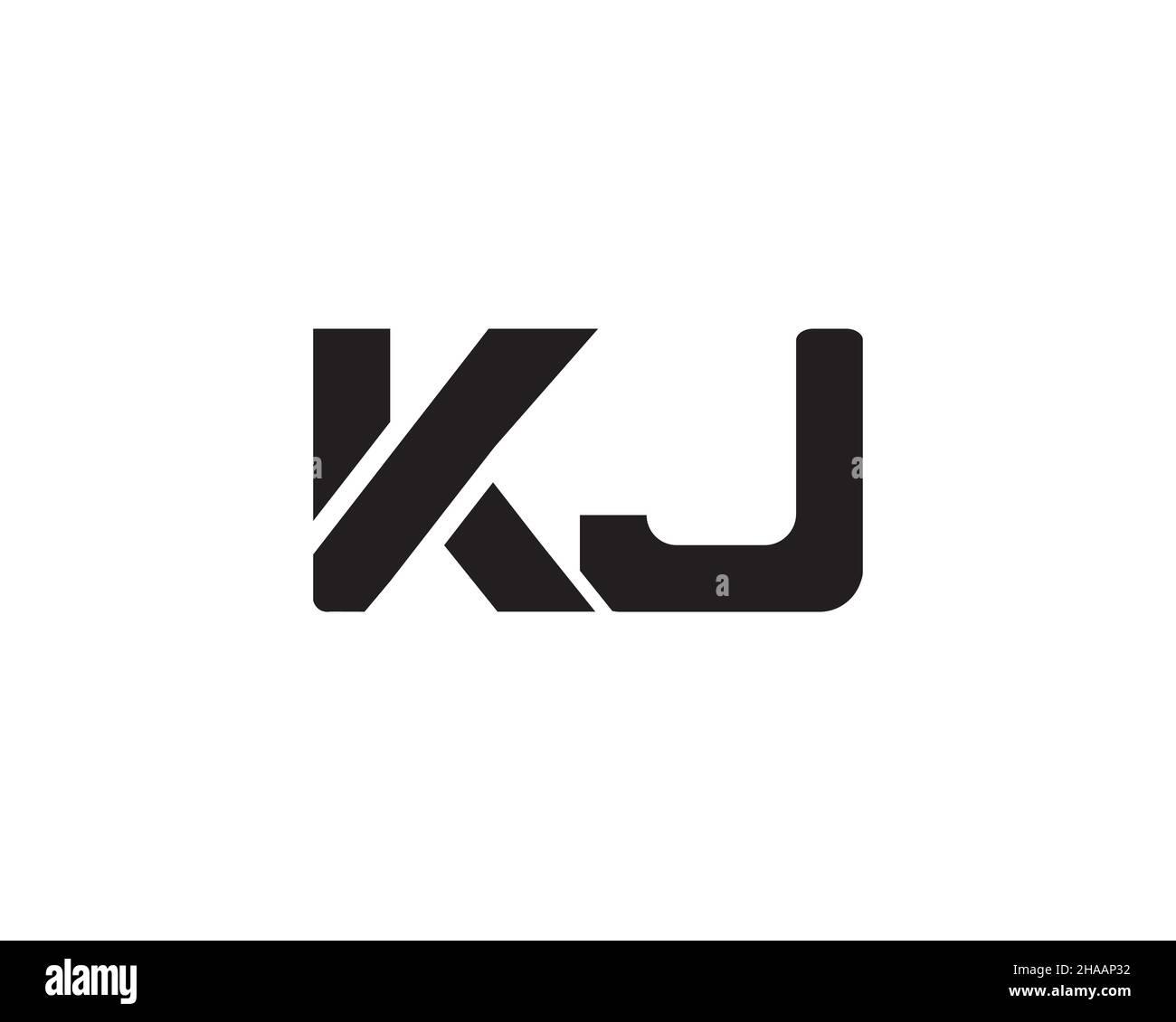 Letter kj logo hi-res stock photography and images - Alamy