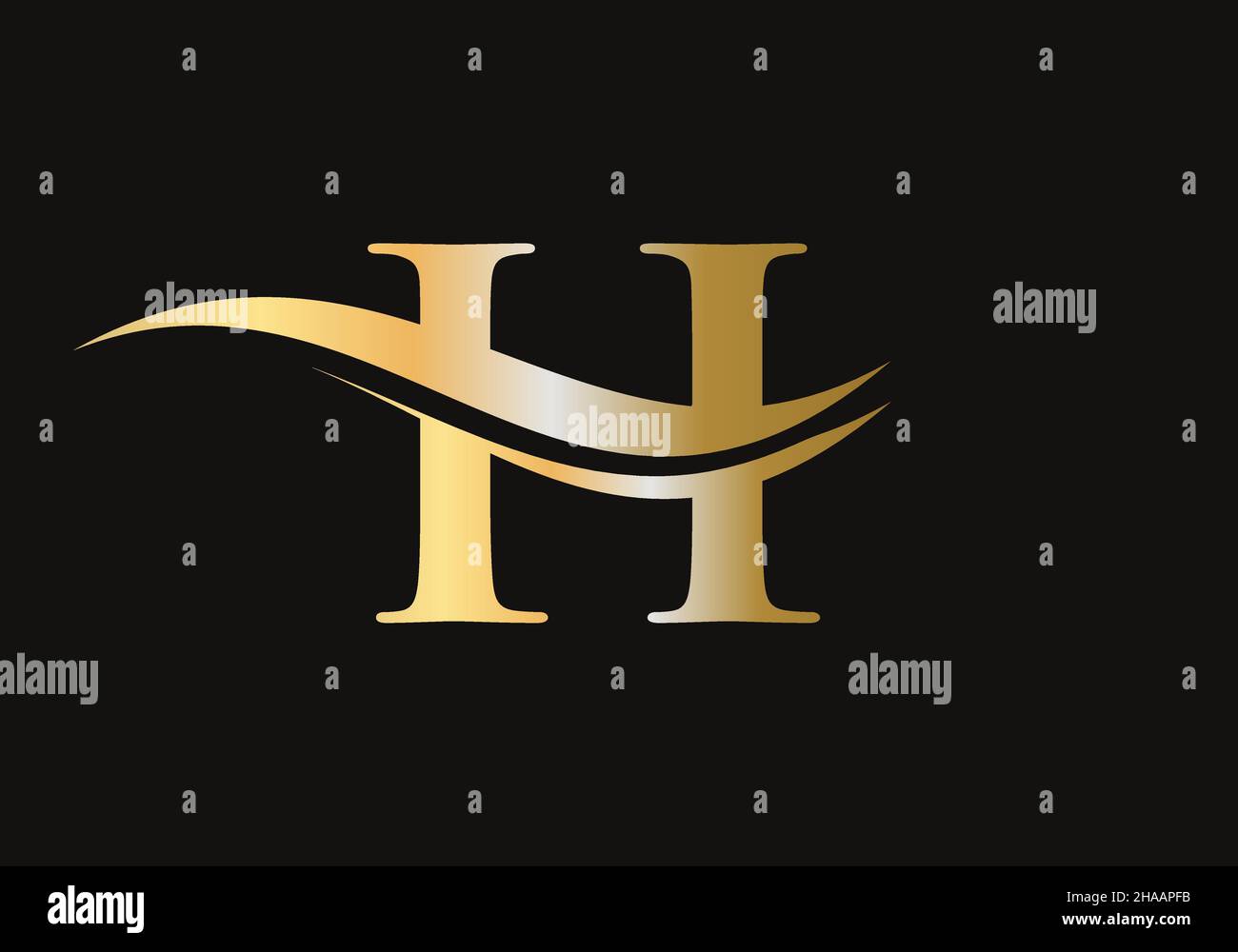 Modern H Logo Design for business and company identity. Creative H ...