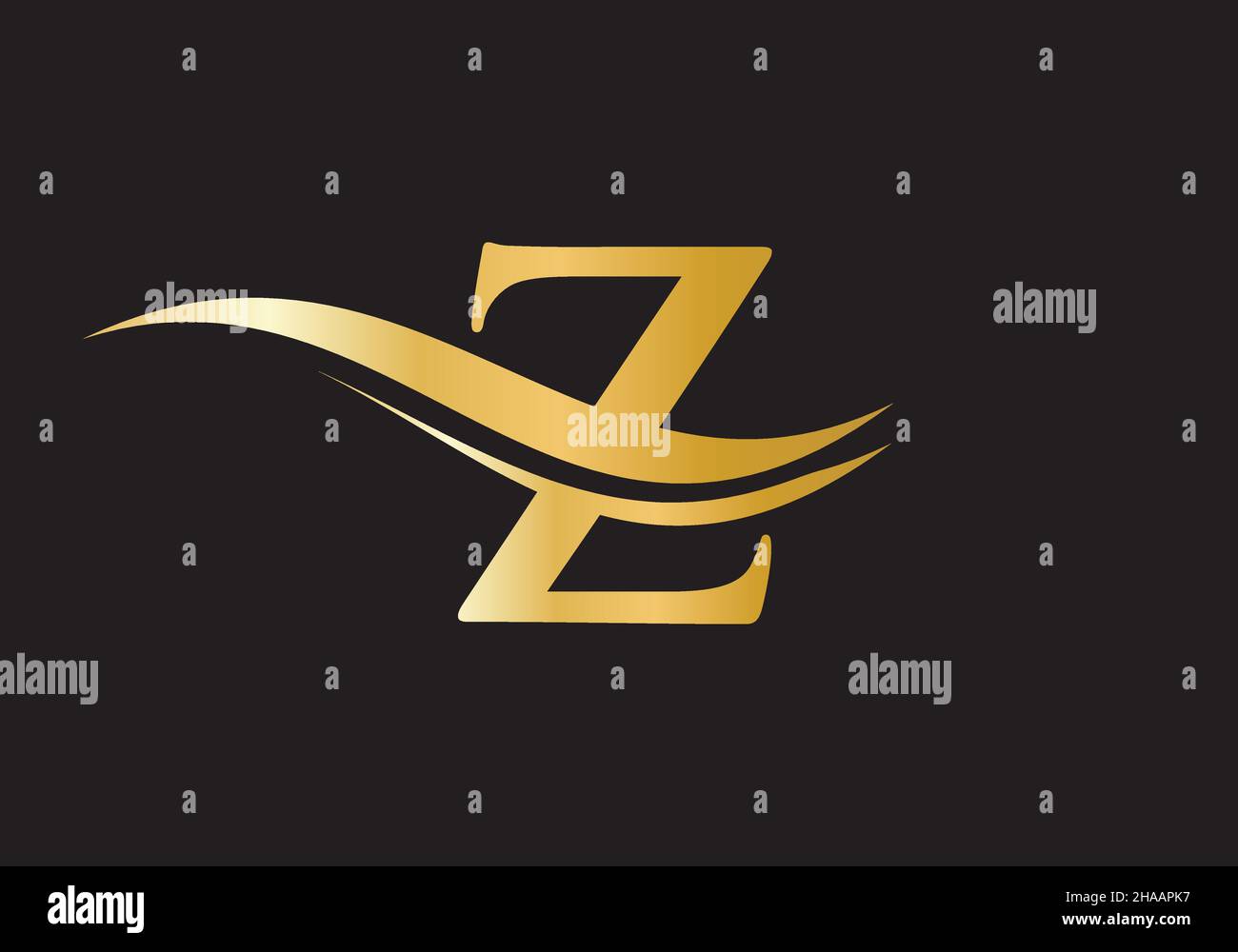 Elegant and stylish Z logo design for your company. Z letter logo. Z ...