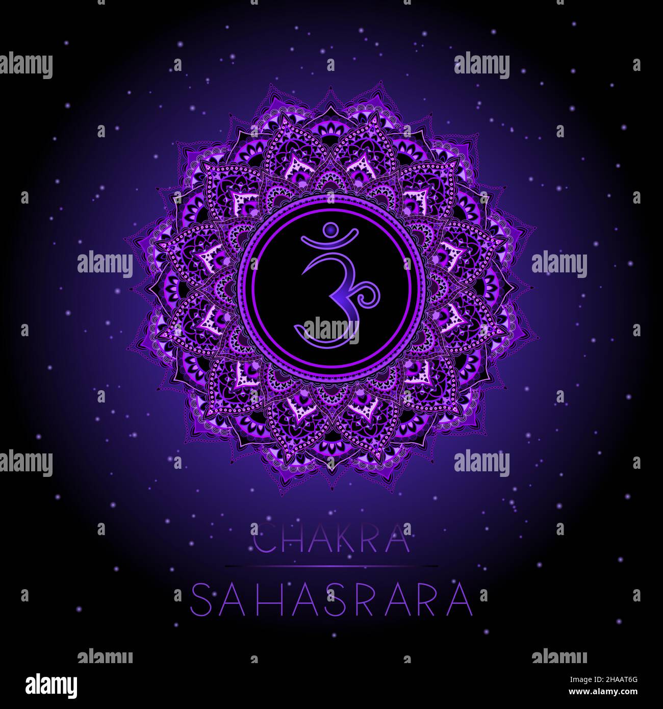 Crown Chakra Symbol Wallpaper