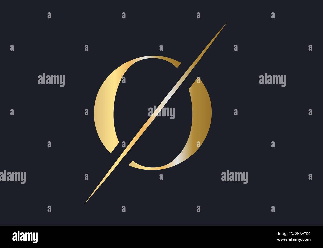 O Letter Logo Design. Luxury Letter O Logo Design vector Stock Vector ...