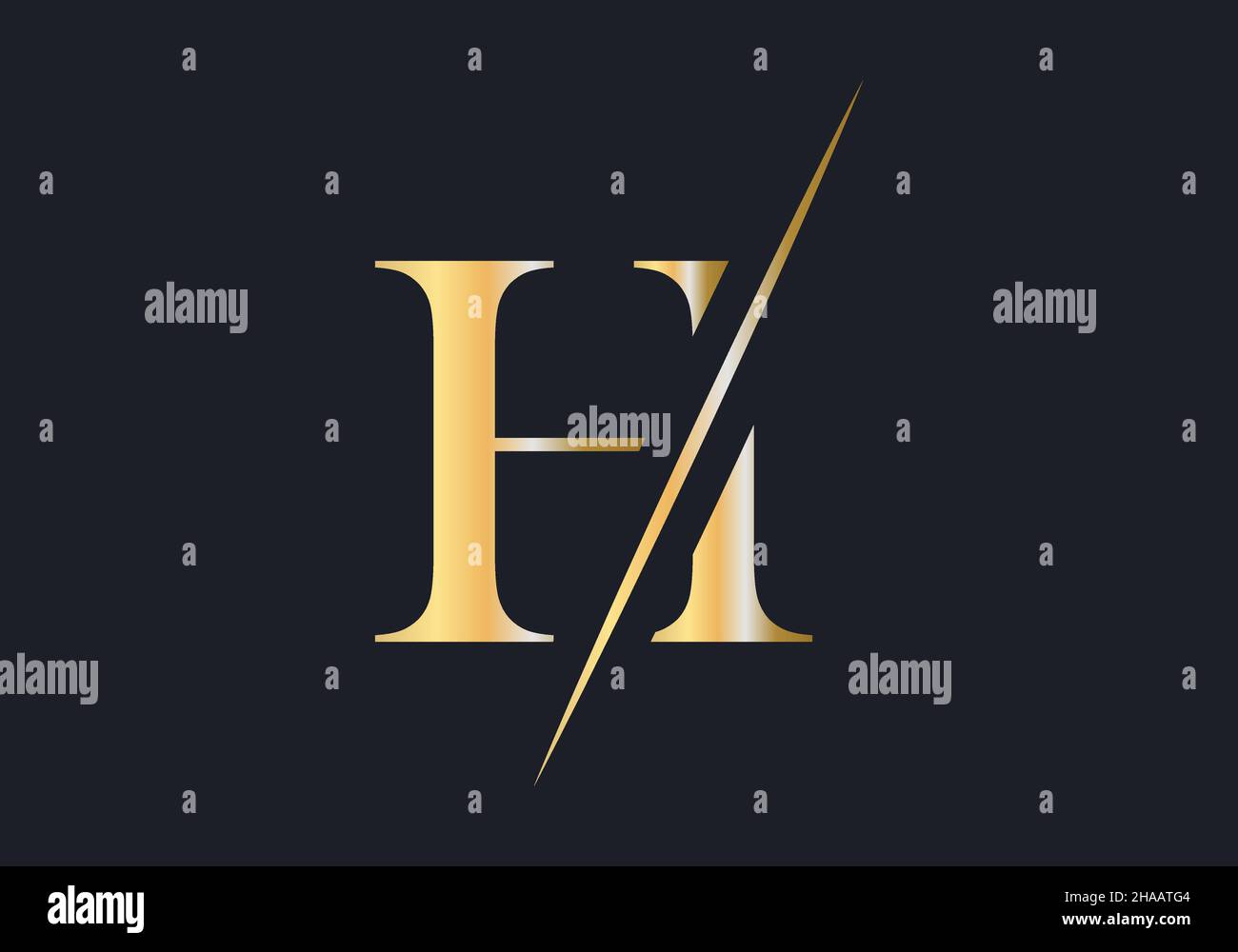 Initial Monogram Letter H Logo Design Vector. Luxury Letter H Logo ...