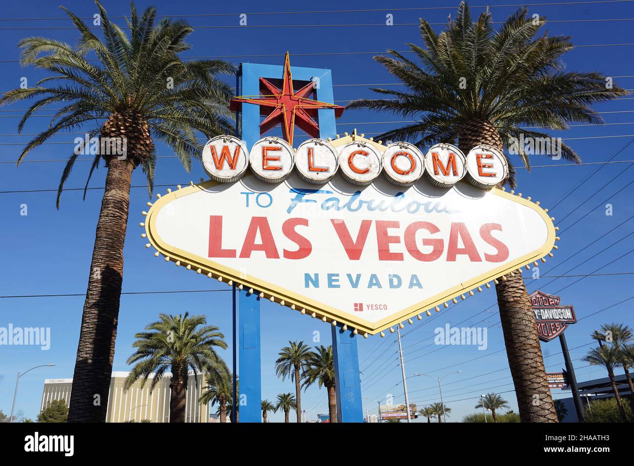 The Welcome to Fabulous Las Vegas sign on the Las Vegas strip. Sunday ...