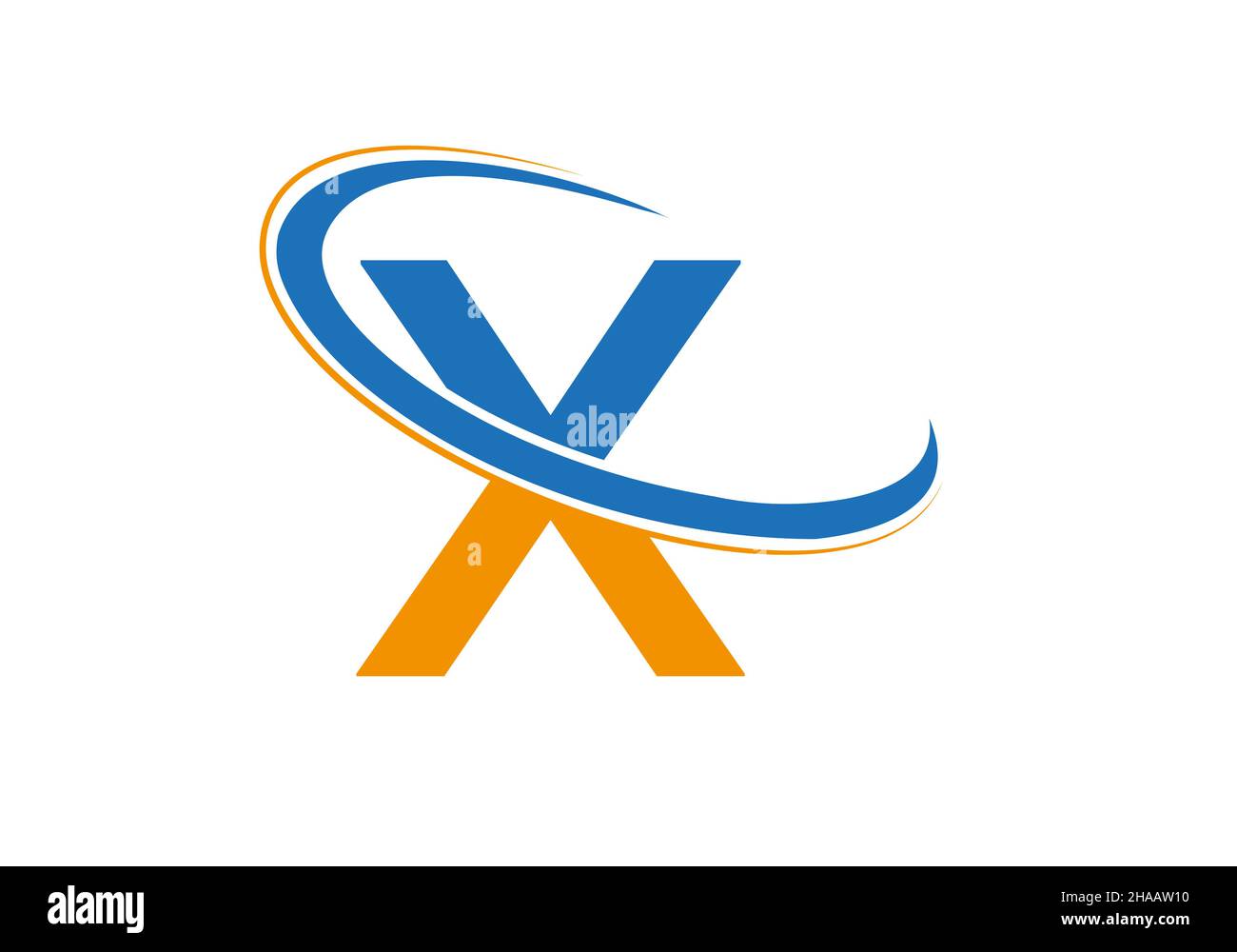 Initial X logo vector template. Swoosh X letter logo design. X Logo design vector Stock Vector ...