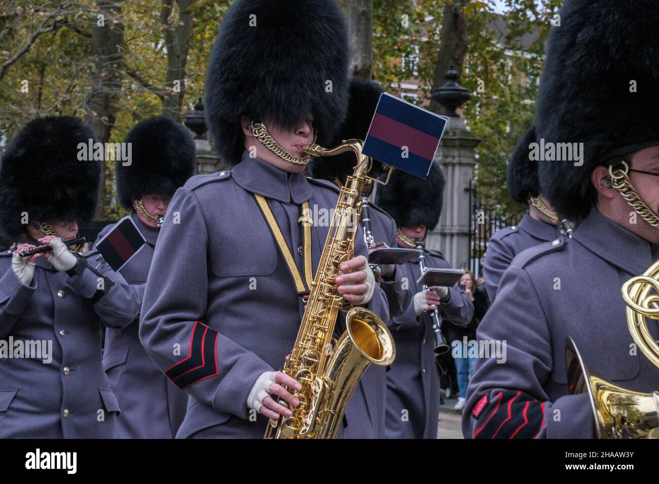 Band of the Grenadier Guards and the Coldstream Guards performing at ...