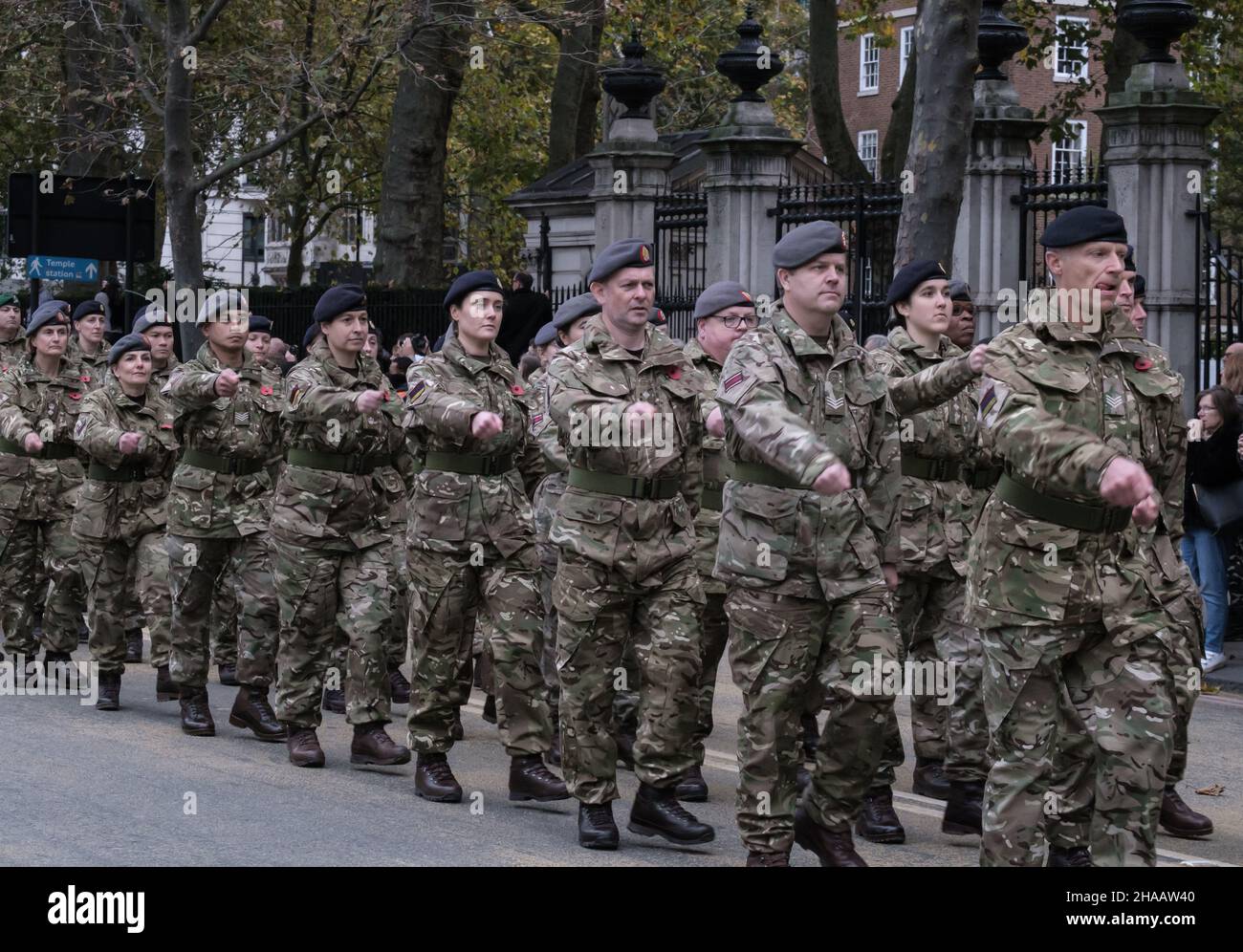 The 600 Squadron, Royal Auxiliary Air Force march in the Lord Mayor’s ...