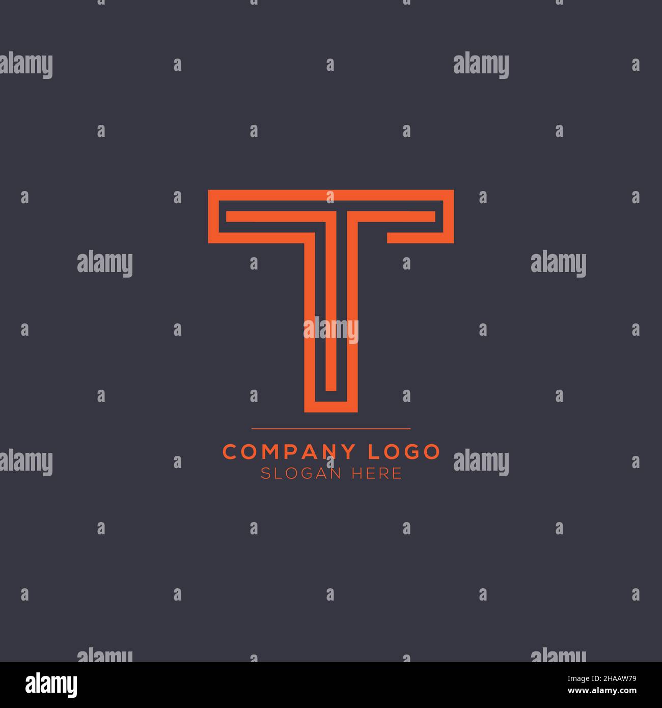Premium Vector T initial letter Logotype for luxury branding. Elegant ...