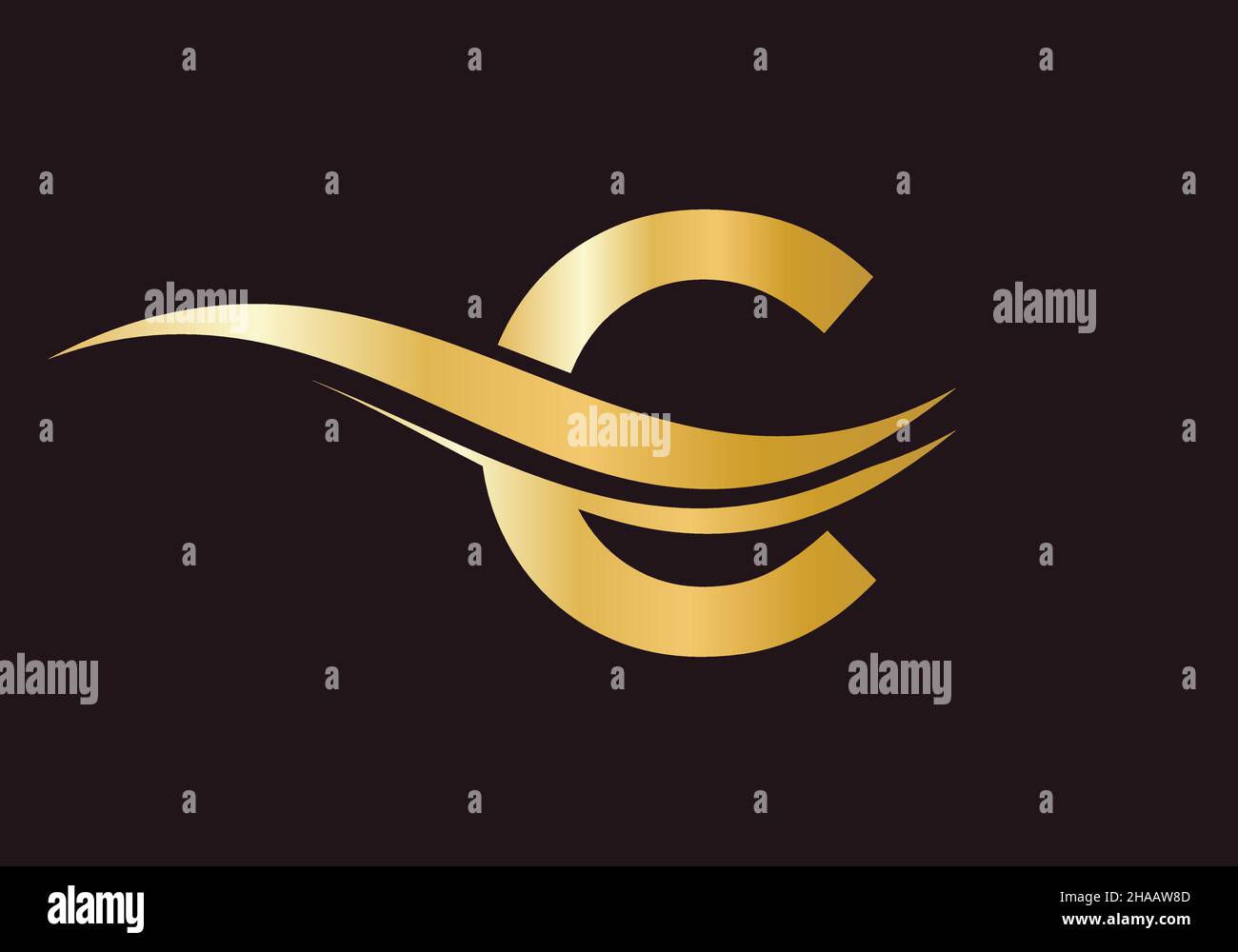 Elegant and stylish C logo design for your company. C letter logo. C ...