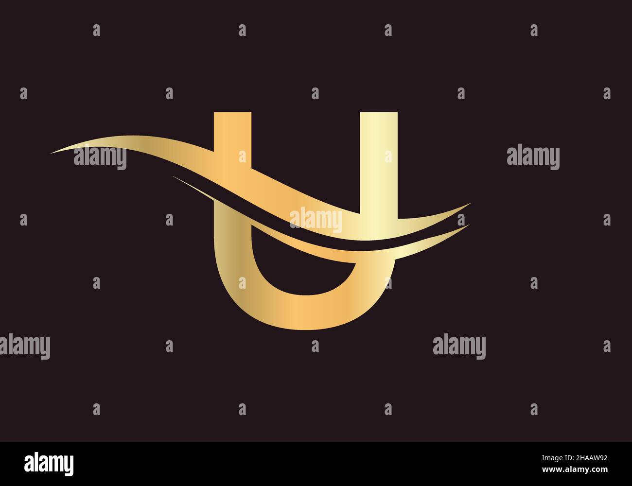 Modern U Logo Design for business and company identity. Creative U ...