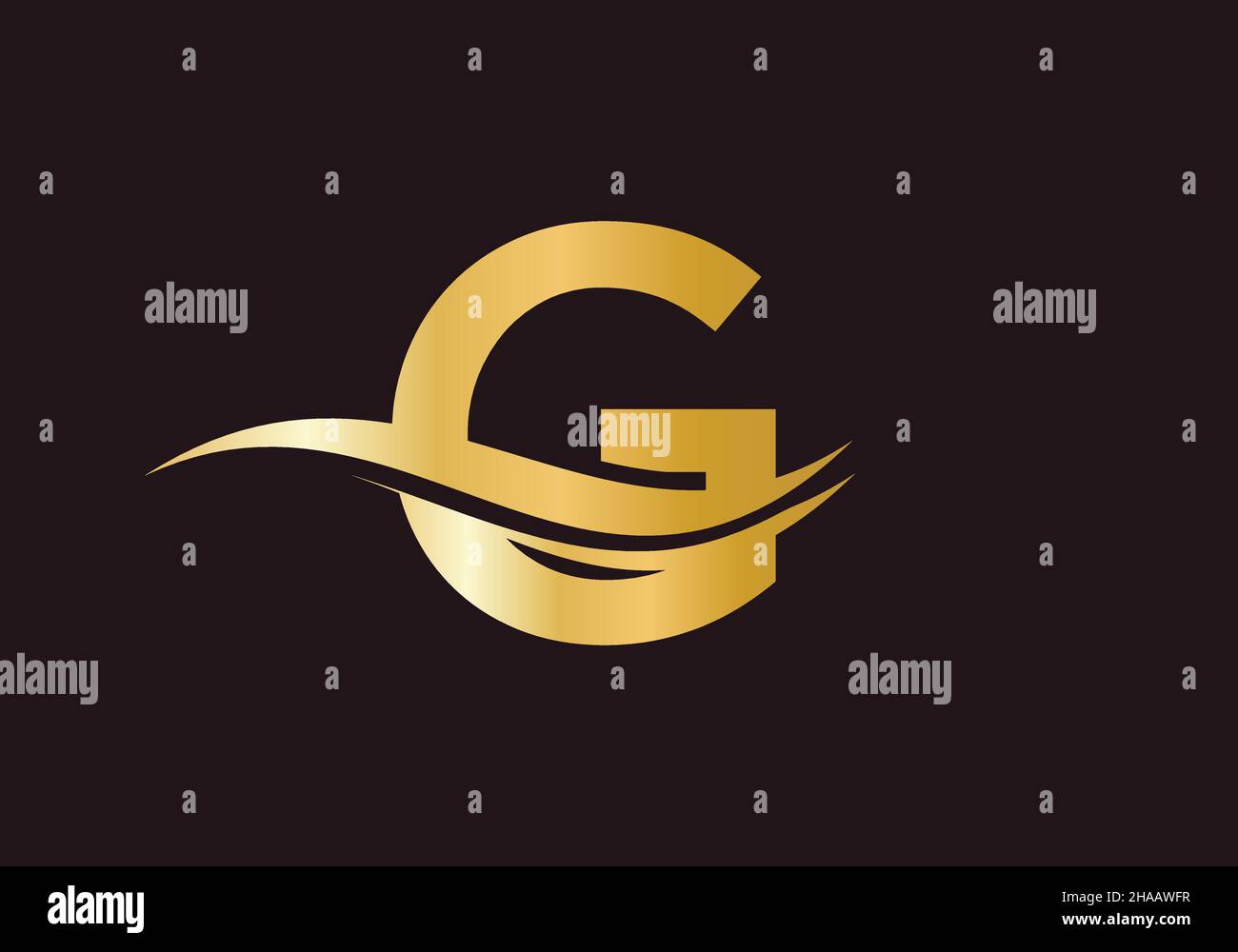 Modern G Logo Design for business and company identity. Creative G ...