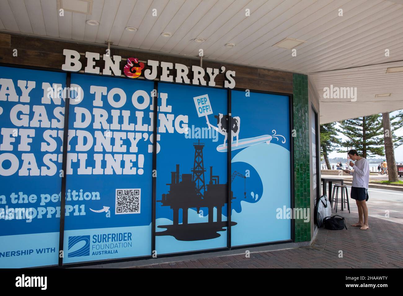 Sydney, large poster encourages objections to PEP 11, a petroleum ...