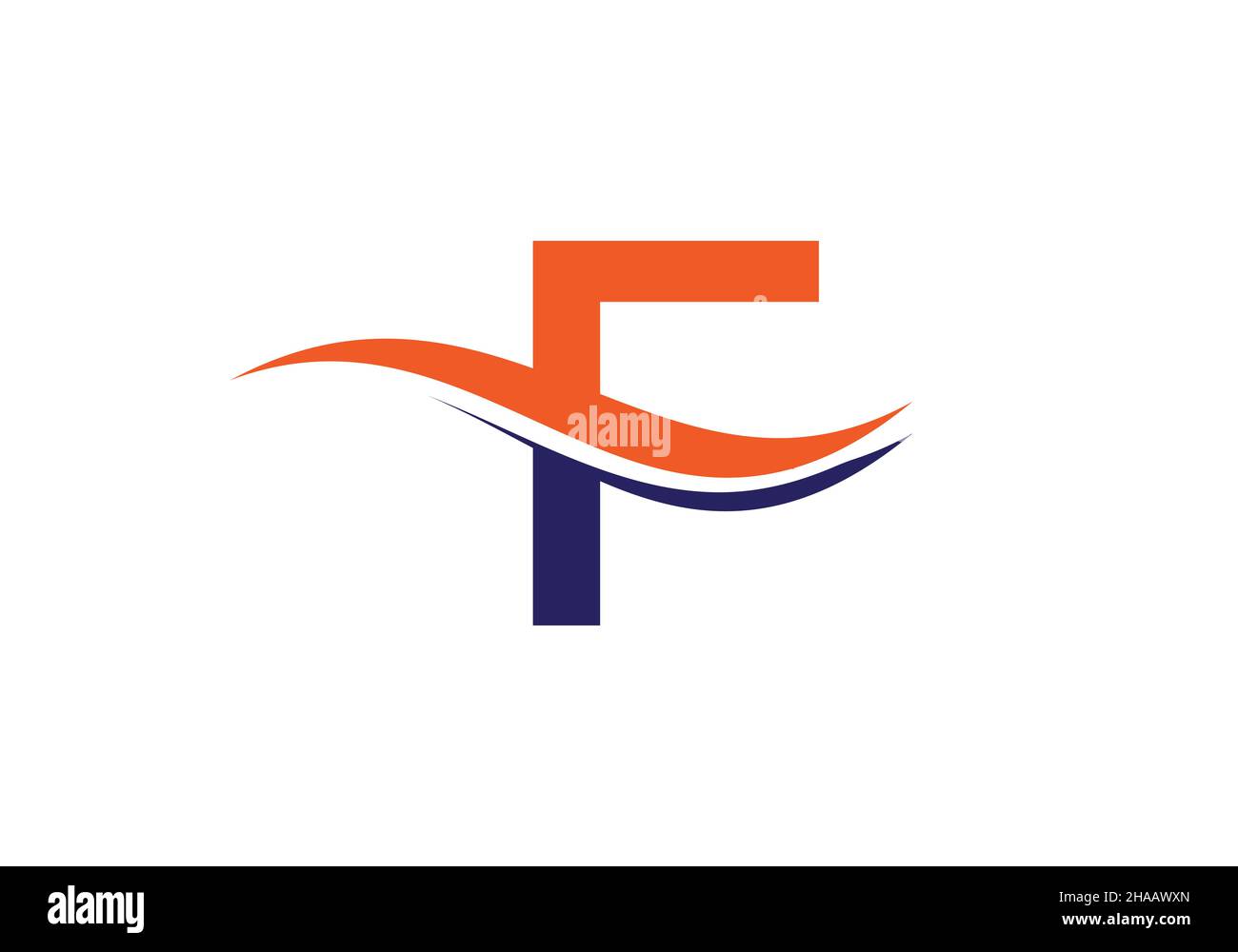 Letter F Logo Design for business and company identity. Creative F ...