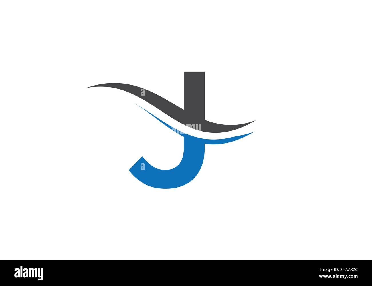 J letter logo design. Premium Letter J Logo Design with water wave ...