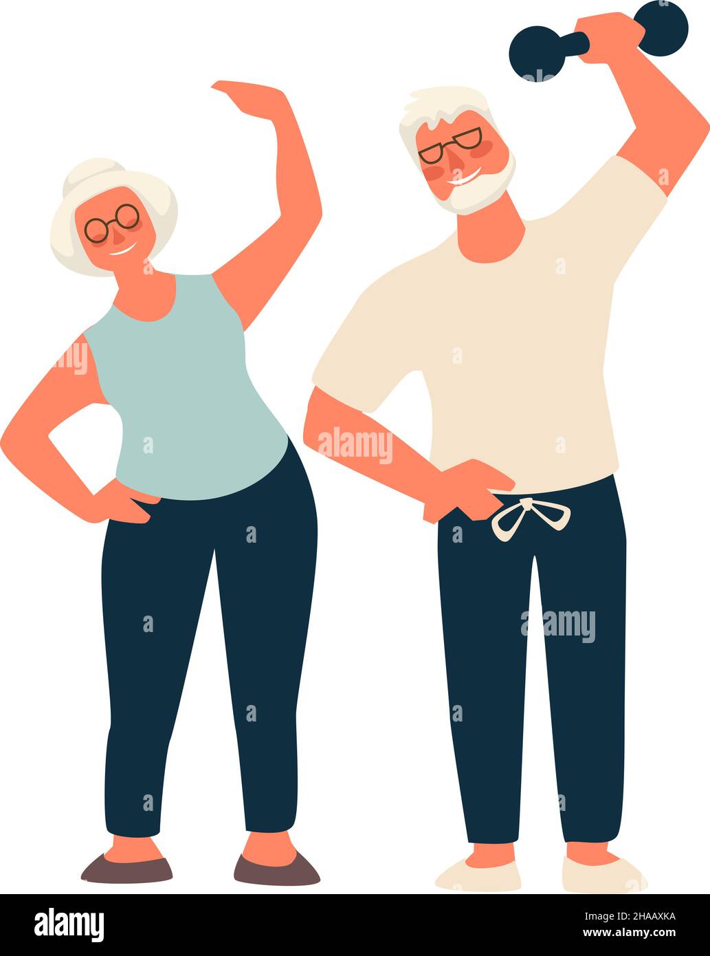 Sportive togetherness Stock Vector Images - Alamy